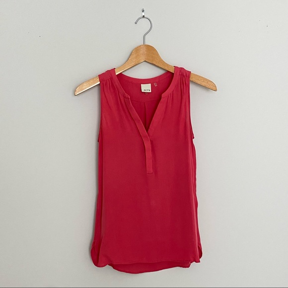 ecru | Tops | Ecru Sleeveless Silk Top | Poshmark